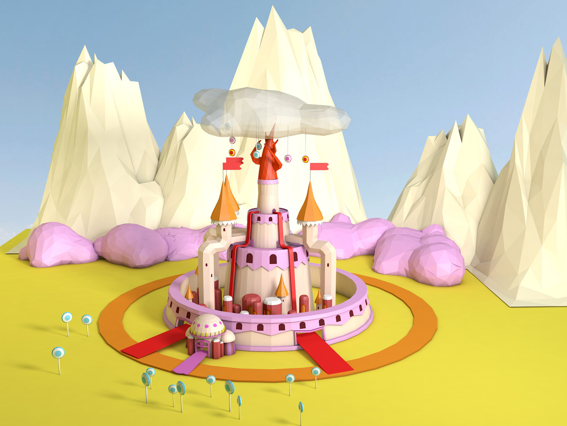 C4D场景制作_非人123-站酷ZCOOL