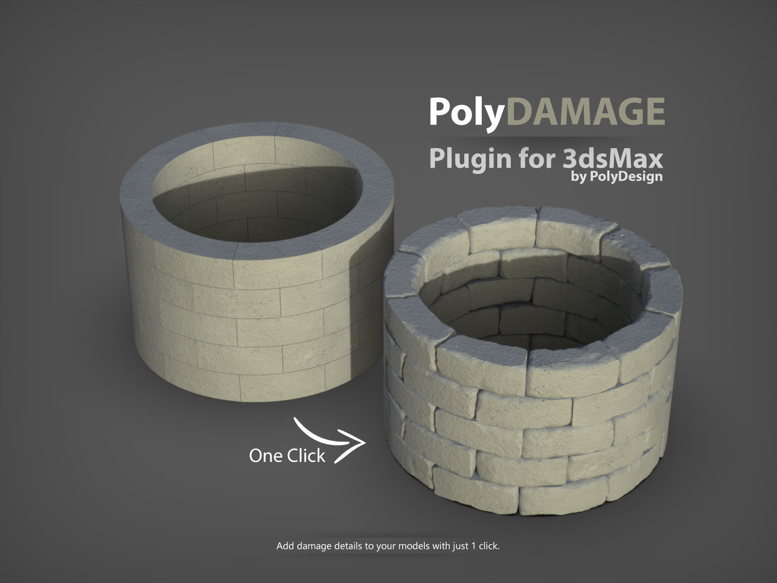 Max快速破损插件Poly Damage，一键生成0压力_CGMAGIC-站酷ZCOOL