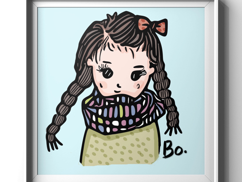 美好的女孩_篱苳bobo-站酷ZCOOL