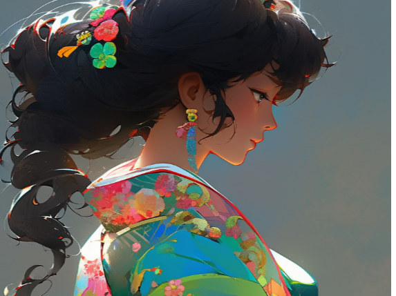 阿拉伯少女的汉服_学长DaKeAi-站酷ZCOOL