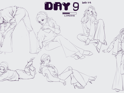 #速写60天挑战赛#@速写班长 day9_Katmg-站酷ZCOOL