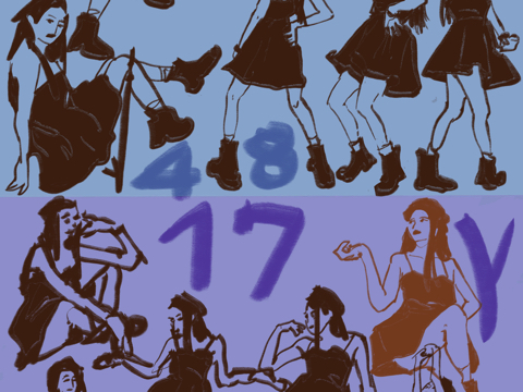 Day48/17 速写挑战11/12期_山林木之鸡-站酷ZCOOL