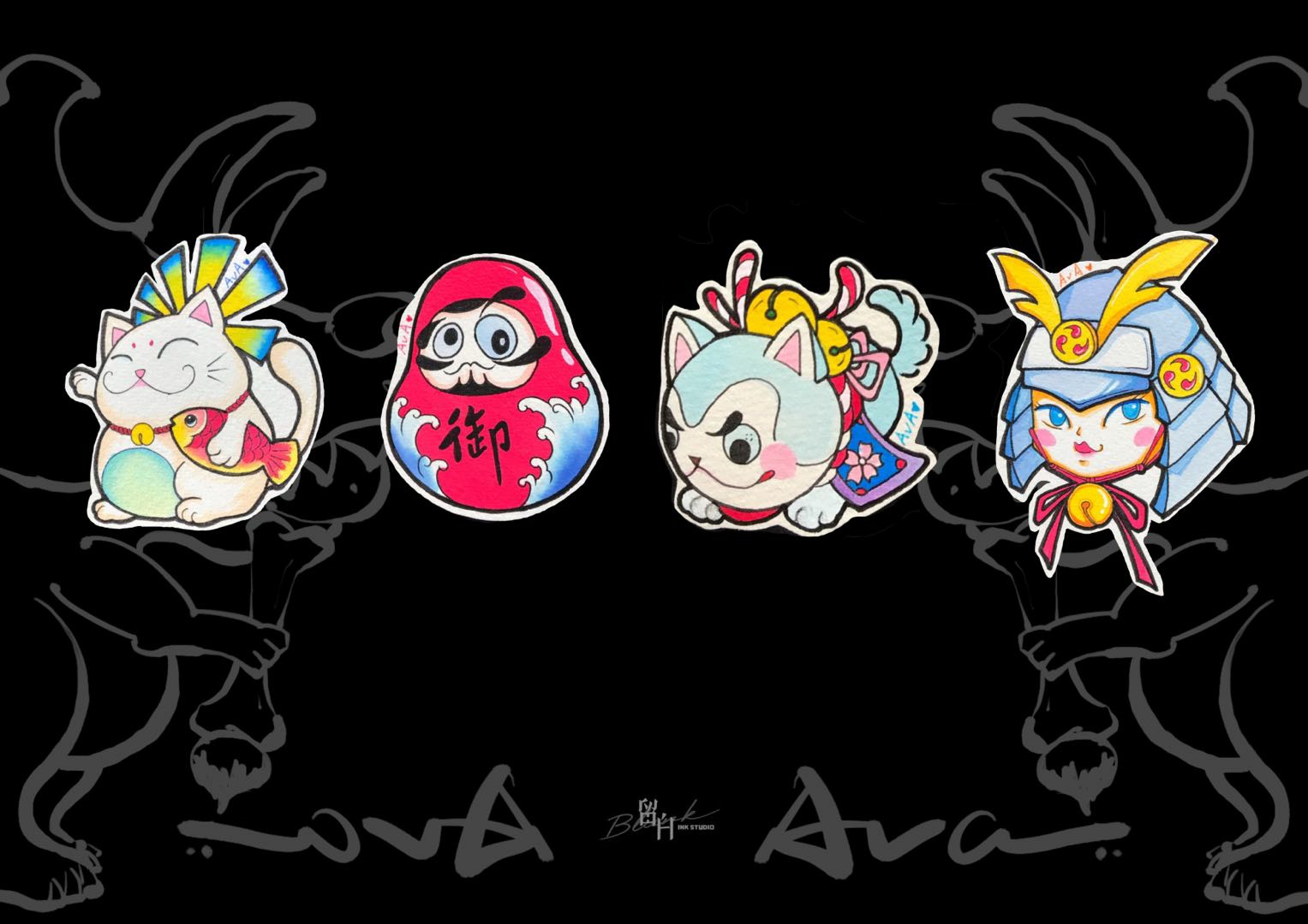 早期手绘小合集_小心Ava-站酷ZCOOL