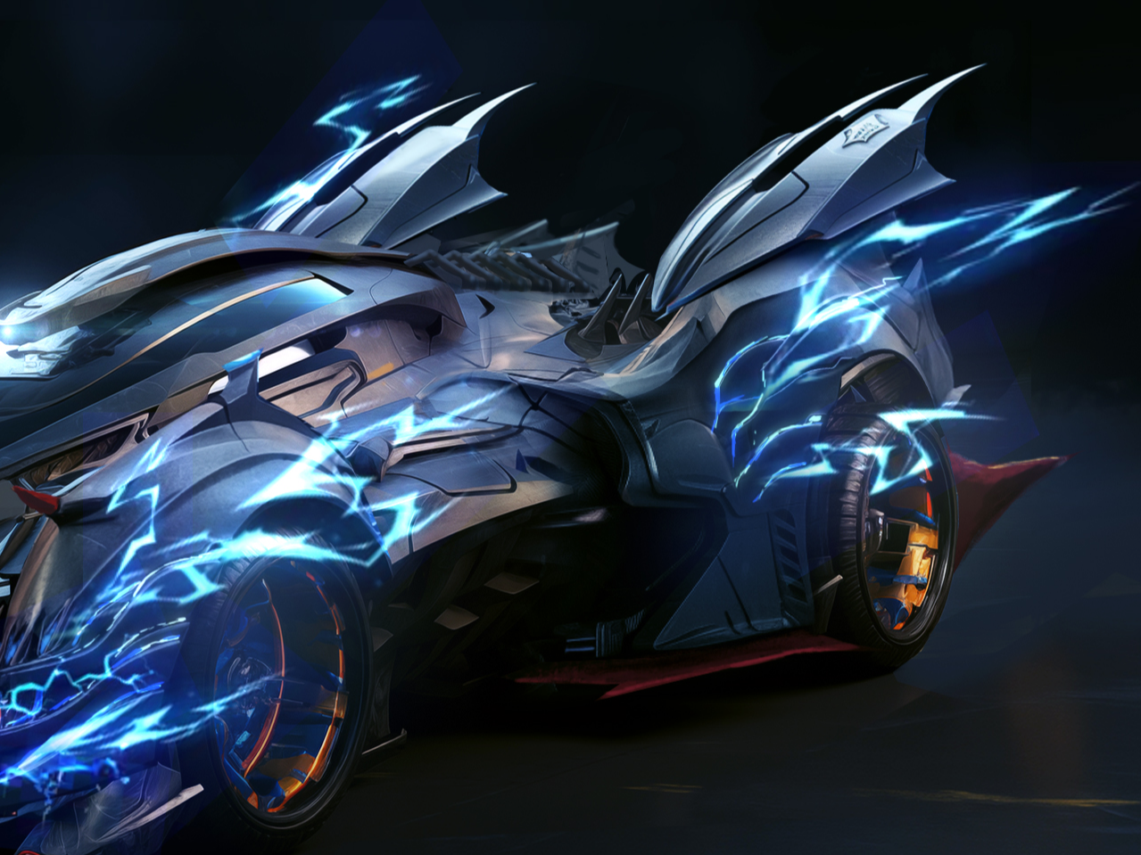 AI辅助蓝眼白龙布加迪跑车_Sparkwarrgon-站酷ZCOOL