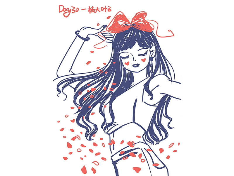 百图挑战030_一枝大叶子-站酷ZCOOL