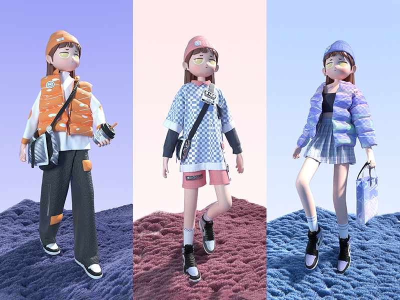 #即刻出发-C4D+MD+OC虚拟服饰_JoeyLiao怡宝-站酷ZCOOL