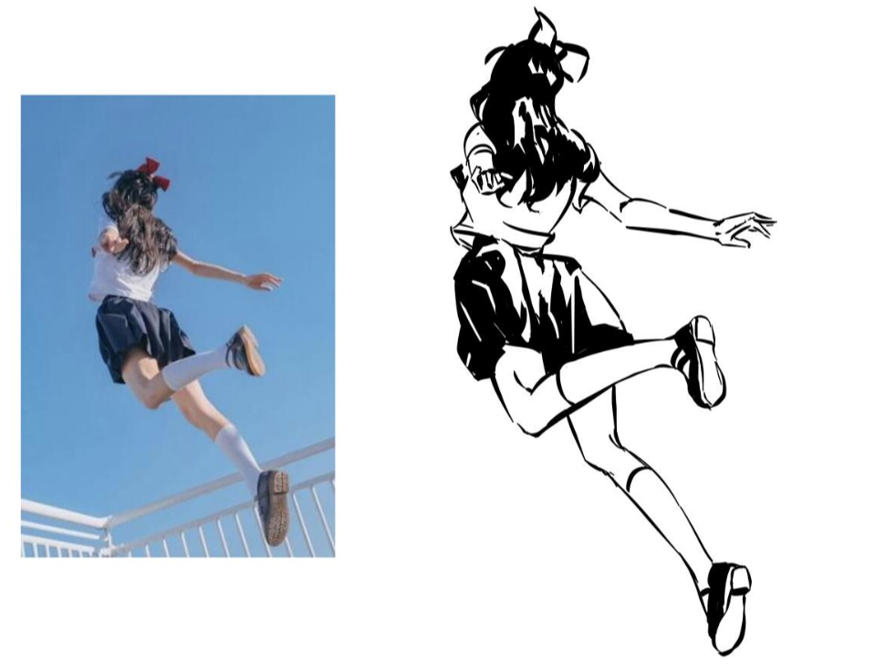 人物速写打卡挑战-day17_画画的菲-站酷ZCOOL