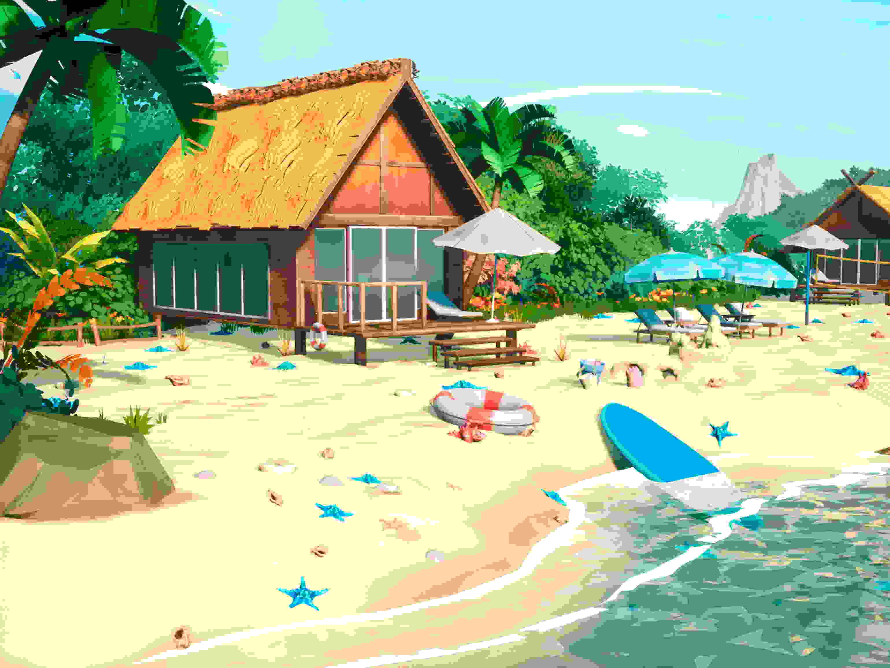 阳光沙滩_Z05366917-站酷ZCOOL