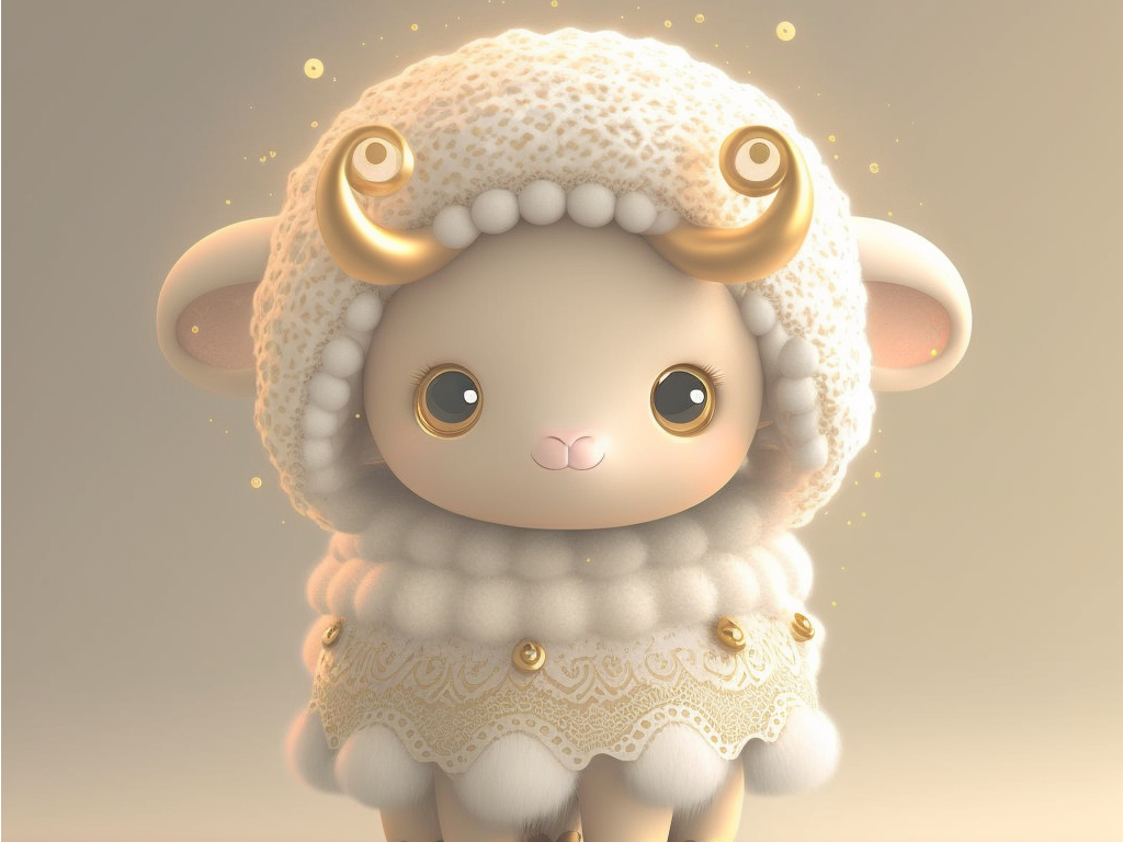 今天是小羊咩咩变色的一天_Nell妞吖-站酷ZCOOL