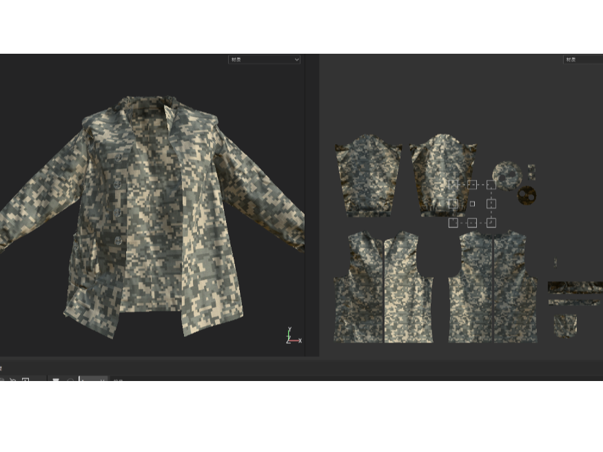 C4D MD SP 创建迷彩上衣_无主的人-站酷ZCOOL