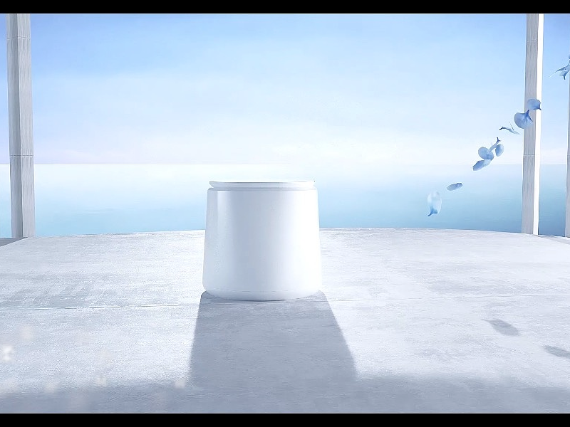 美的 如初 内衣洗衣烘衣一体机三维CG动画设计_长弓CG动画-站酷ZCOOL