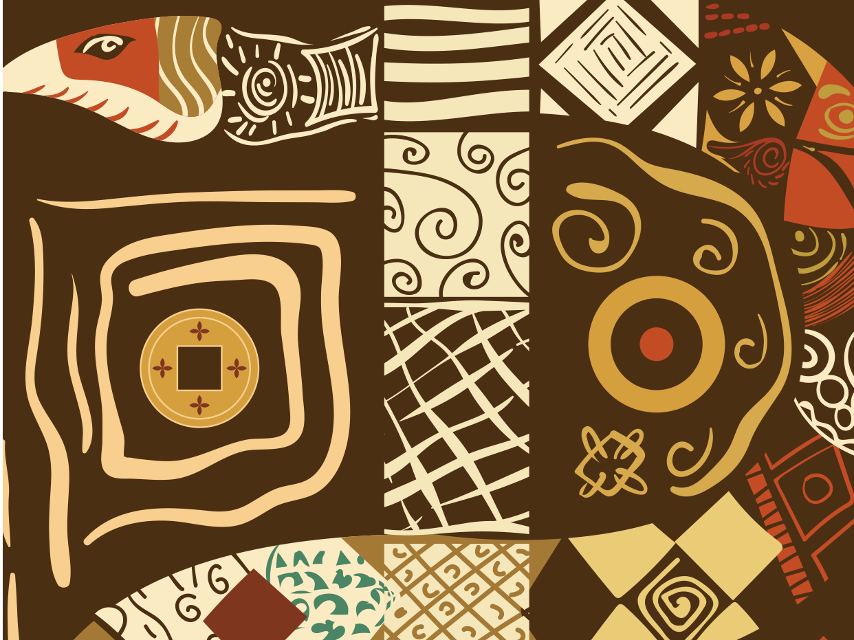 蛇年传统矢量插画_pic2019-站酷ZCOOL