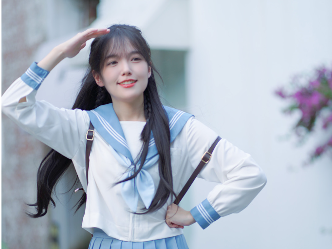 你的jk女友向你跑来_唯已VE-站酷ZCOOL