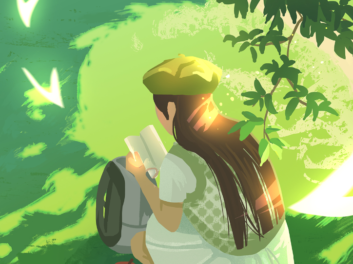 安静的少女_W舞清风-站酷ZCOOL