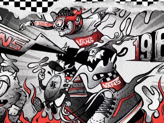 Vans · 《这燥热的夏天》主视觉作品_BlueClass-站酷ZCOOL