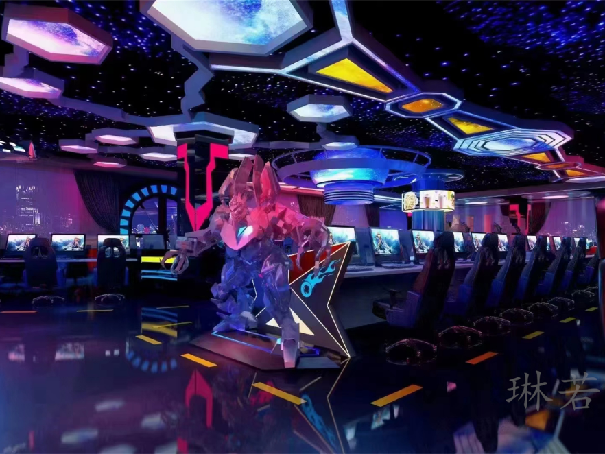 朋克风电竞馆_琳若0820-站酷ZCOOL