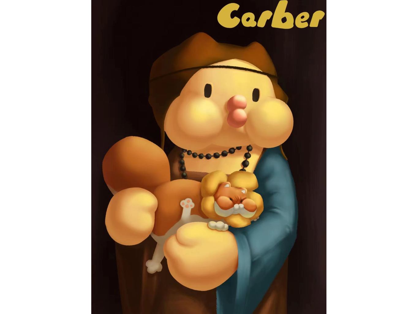 Carber——原创潮玩IP世界名画系列_趴窝工作室-站酷ZCOOL