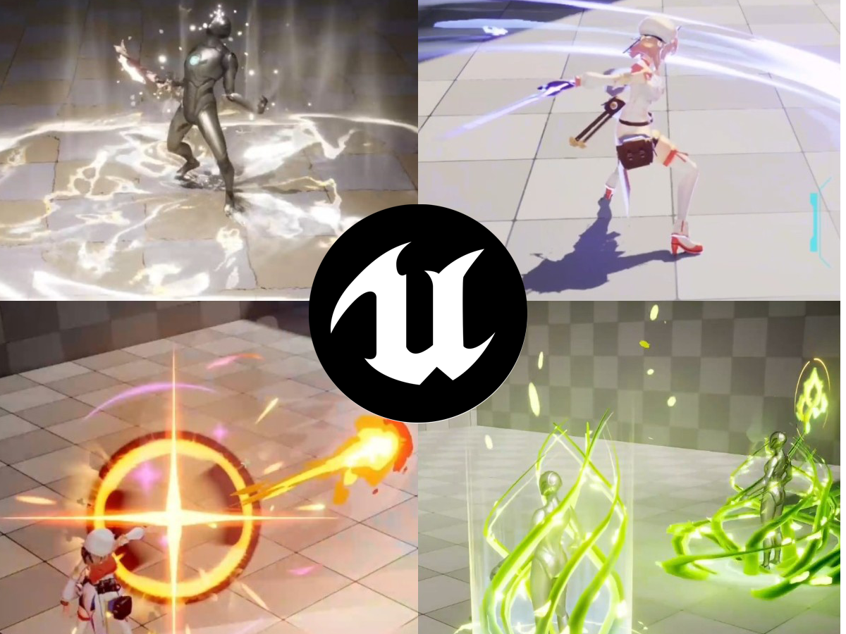 【翼次方】UE5游戏特效入门班|案例演示_翼次方CG-站酷ZCOOL