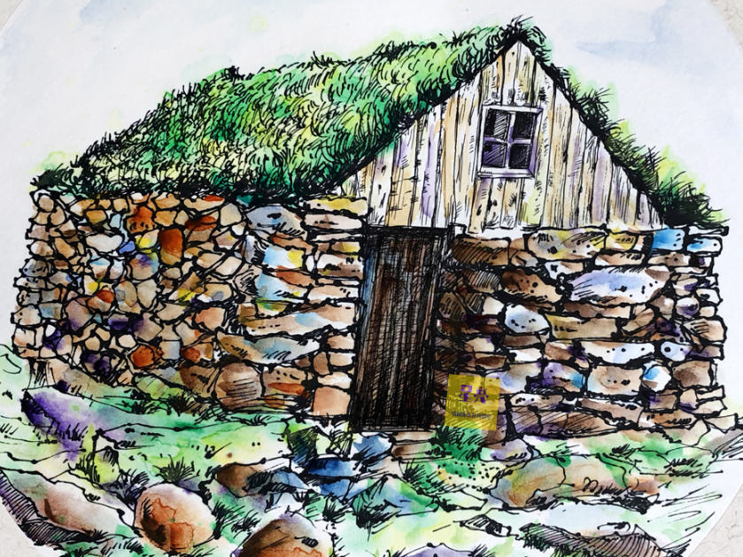 房子线描#挑战一张封神#_星亮绘画art-站酷ZCOOL