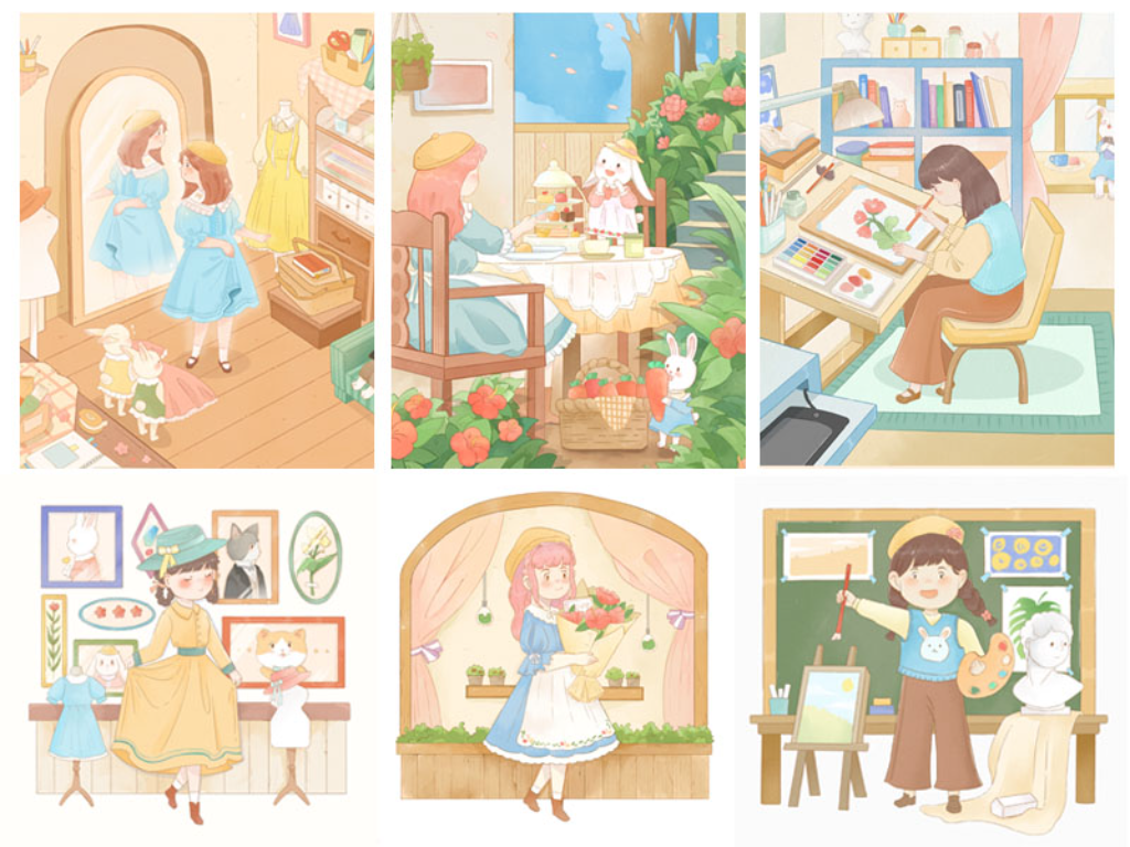 日日是好日 I 插画系列作品1画画的阿町 站酷zcool
