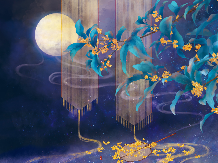 夜桂芳馥_寂阳JIYANG-站酷ZCOOL