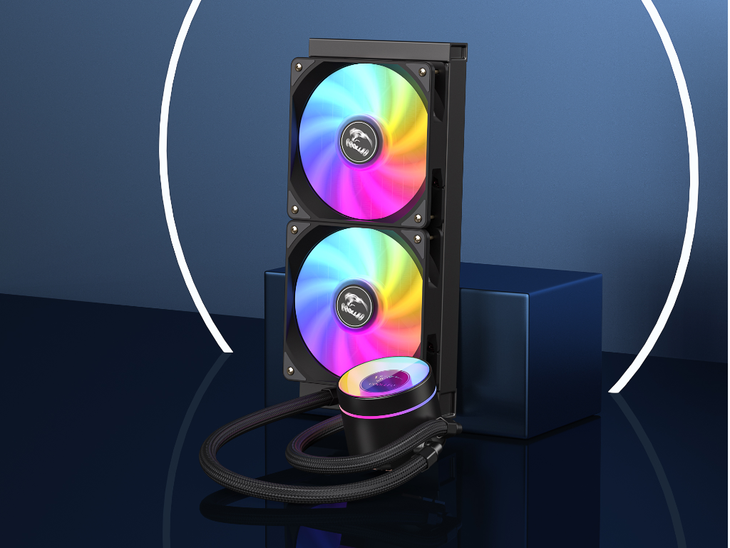 CPU水冷散热器渲染_风轻云淡yxc-站酷ZCOOL