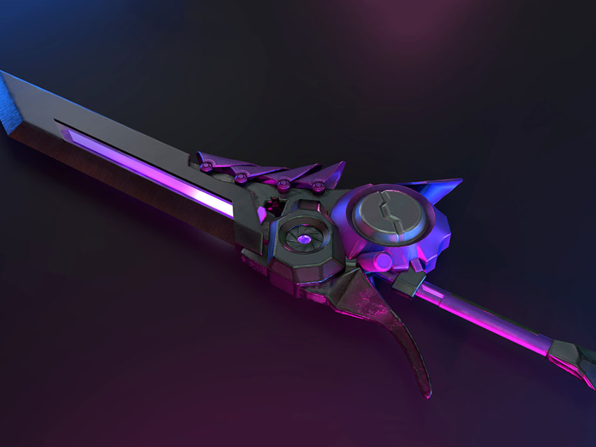 【maya建模】零基础武器刀模型制作教程。maya武器_Alan安澜-站酷ZCOOL