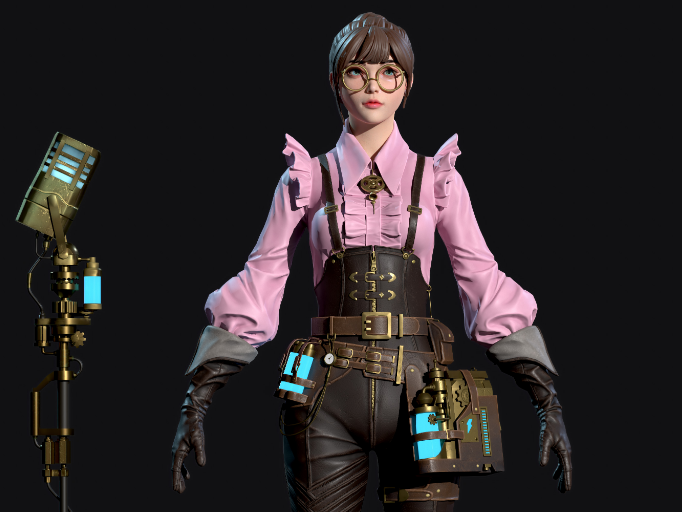 CG角色·歌唱者_8D森塞-站酷ZCOOL