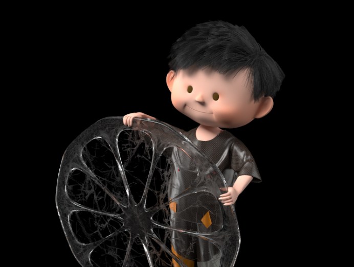 C4D卡通建模，水果IP酸了哥_动画片里的大反派-站酷ZCOOL