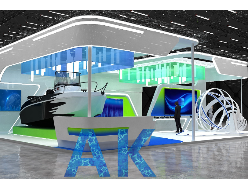 VR展位3D设计效果图_AK212-站酷ZCOOL