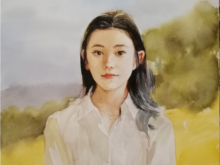 白衣少女_木木九虎-站酷ZCOOL