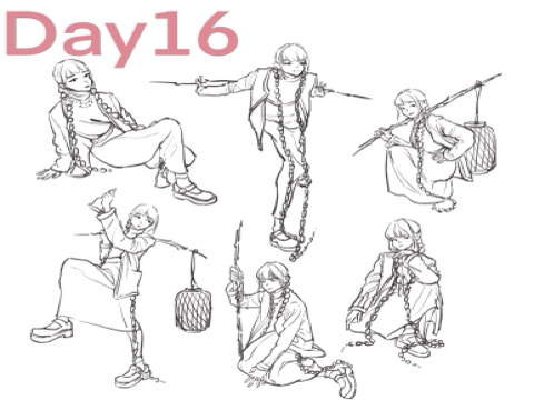 #速写60天挑战赛#Day16 @速写班长_一日叛逆-站酷ZCOOL