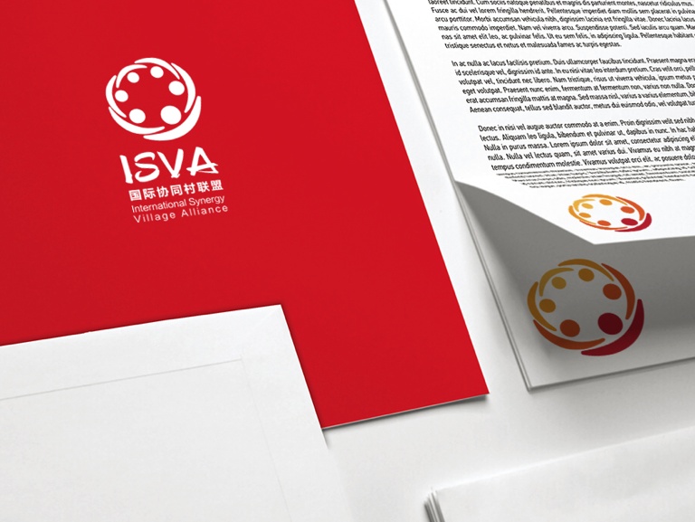 【比如】ISVA国际协同村联盟标志及画册_brjobs-站酷ZCOOL