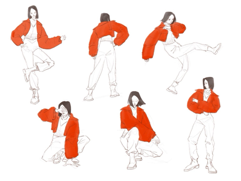 #速写60天挑战赛# day21 @速写班长 _颠颠鸟-站酷ZCOOL