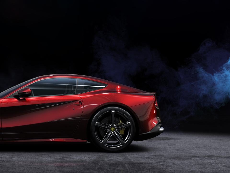 法拉利F12 Berlinetta CGI_朦胧美-站酷ZCOOL