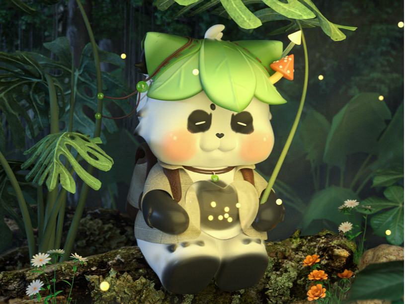 数字藏品设计-熊熊嘟兜_阿福1116-站酷ZCOOL