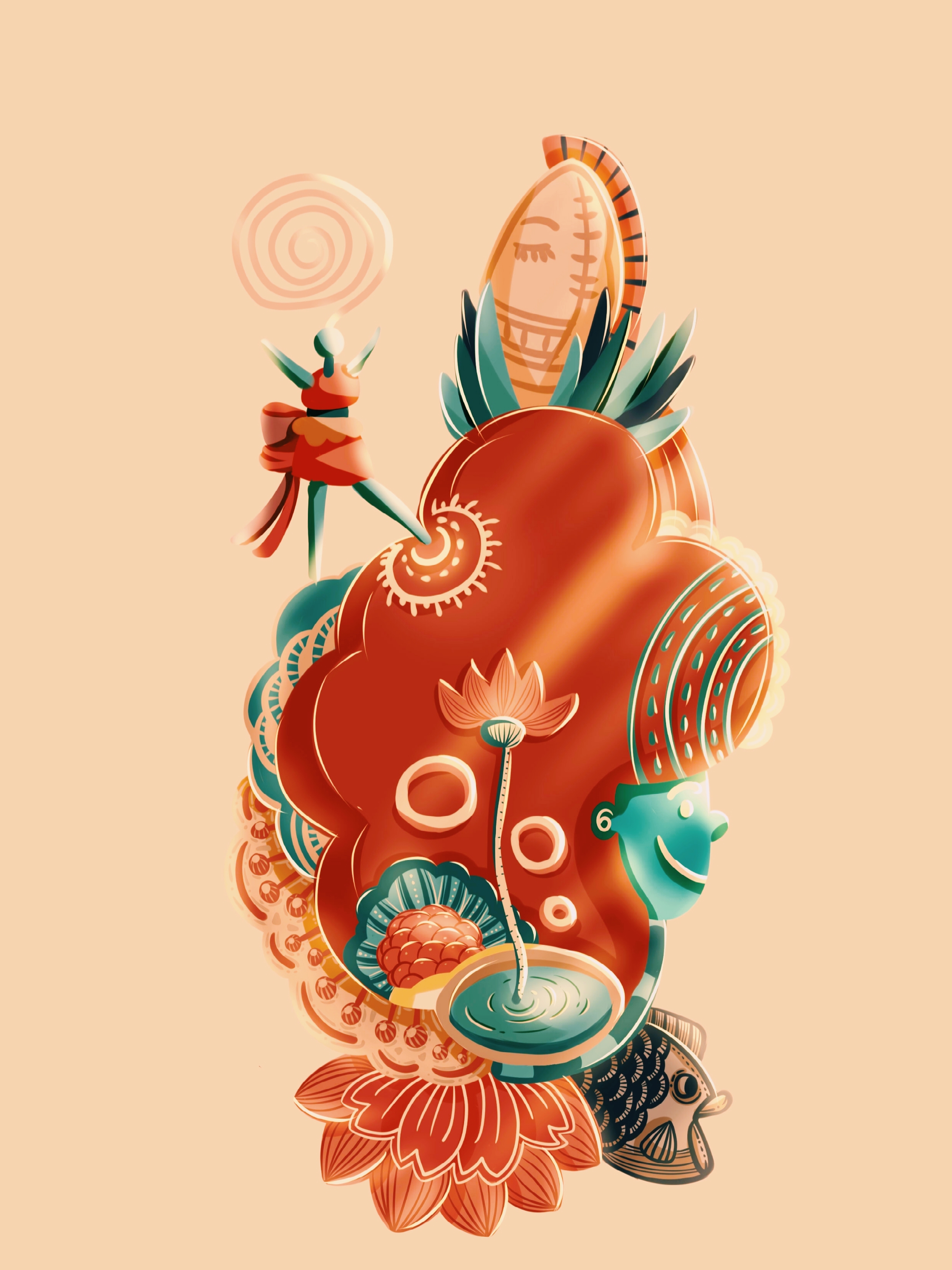 原创涂鸦_迷糊宝宝Misa-站酷ZCOOL