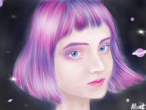 星空系少女_星糖Mint-站酷ZCOOL