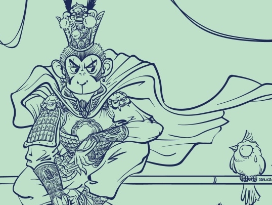 给自己的一幅画_王坤Jacky-站酷ZCOOL