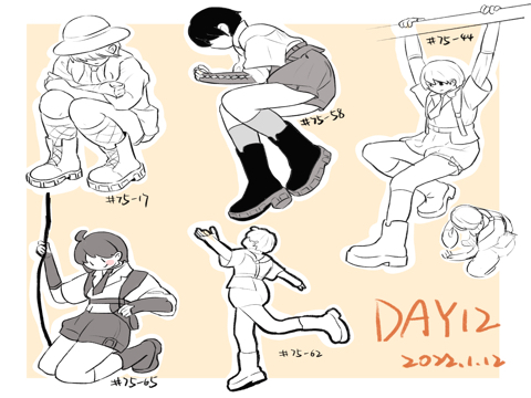 ＃速写60天挑战赛＃day12_scoriae-站酷ZCOOL