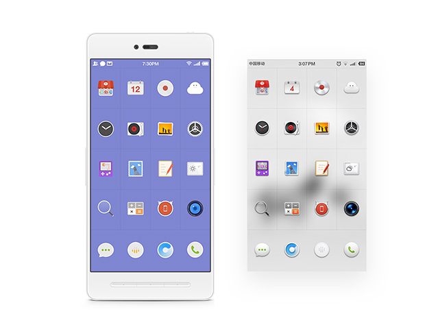 Smartisan OS 的图标如果拍扁了会怎样？¯ ¯_刀禾一-站酷ZCOOL