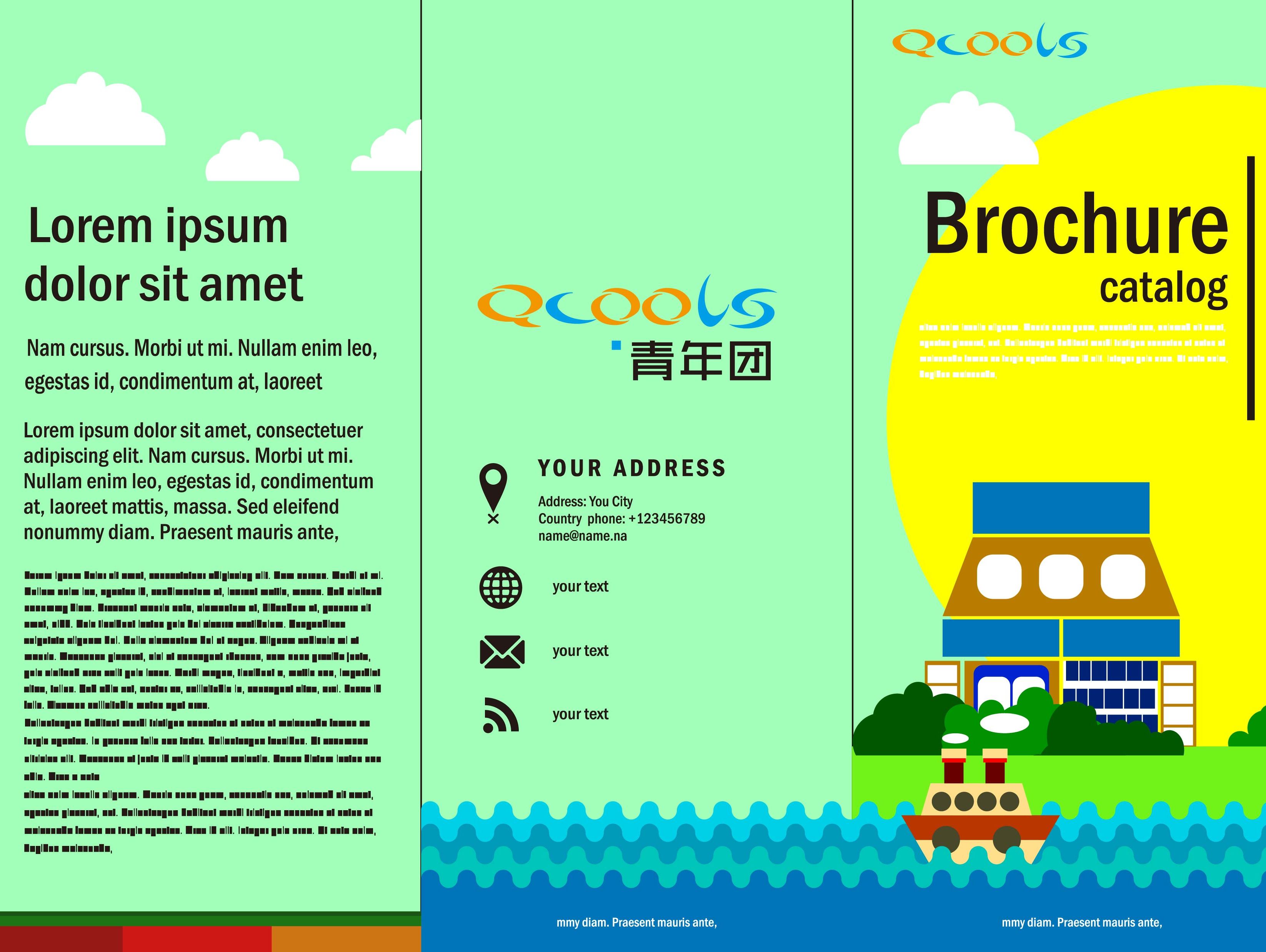 0062 三折页设计之单面-01_龙韵老师-站酷ZCOOL