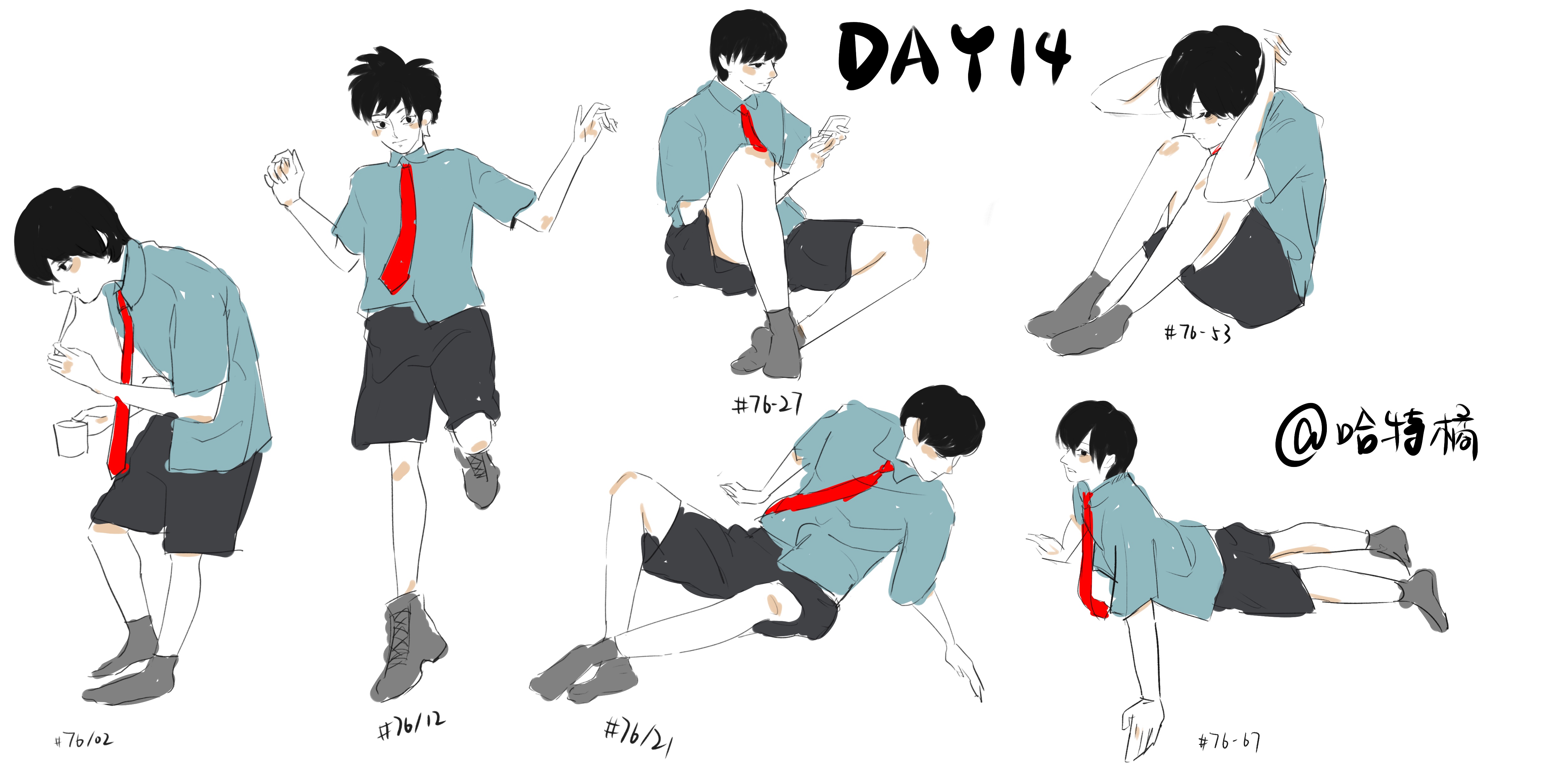 ＃速写60天挑战赛 DAY14_岐云-站酷ZCOOL