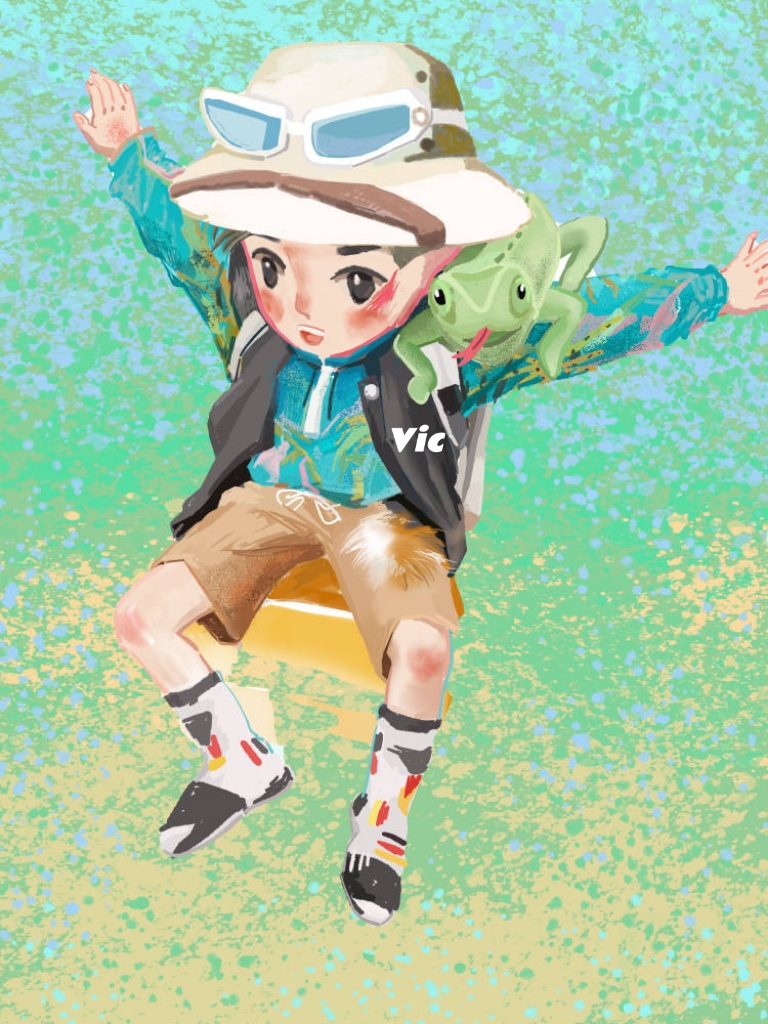 摸了只焦迈奇阿莲探险家～_vic维维克-站酷ZCOOL