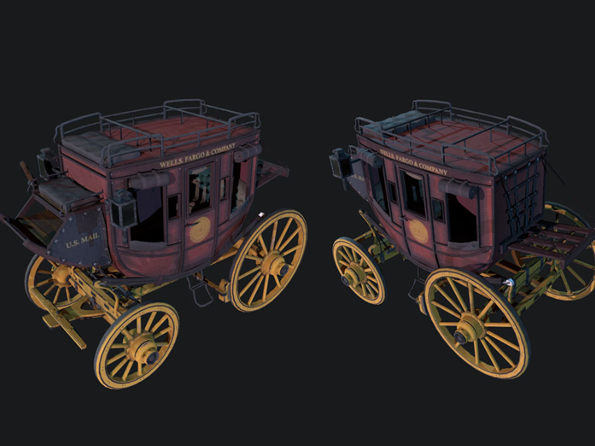 【3dmax建模】从box开始制作马车模型，零基础小白必看_Alan安澜-站酷ZCOOL