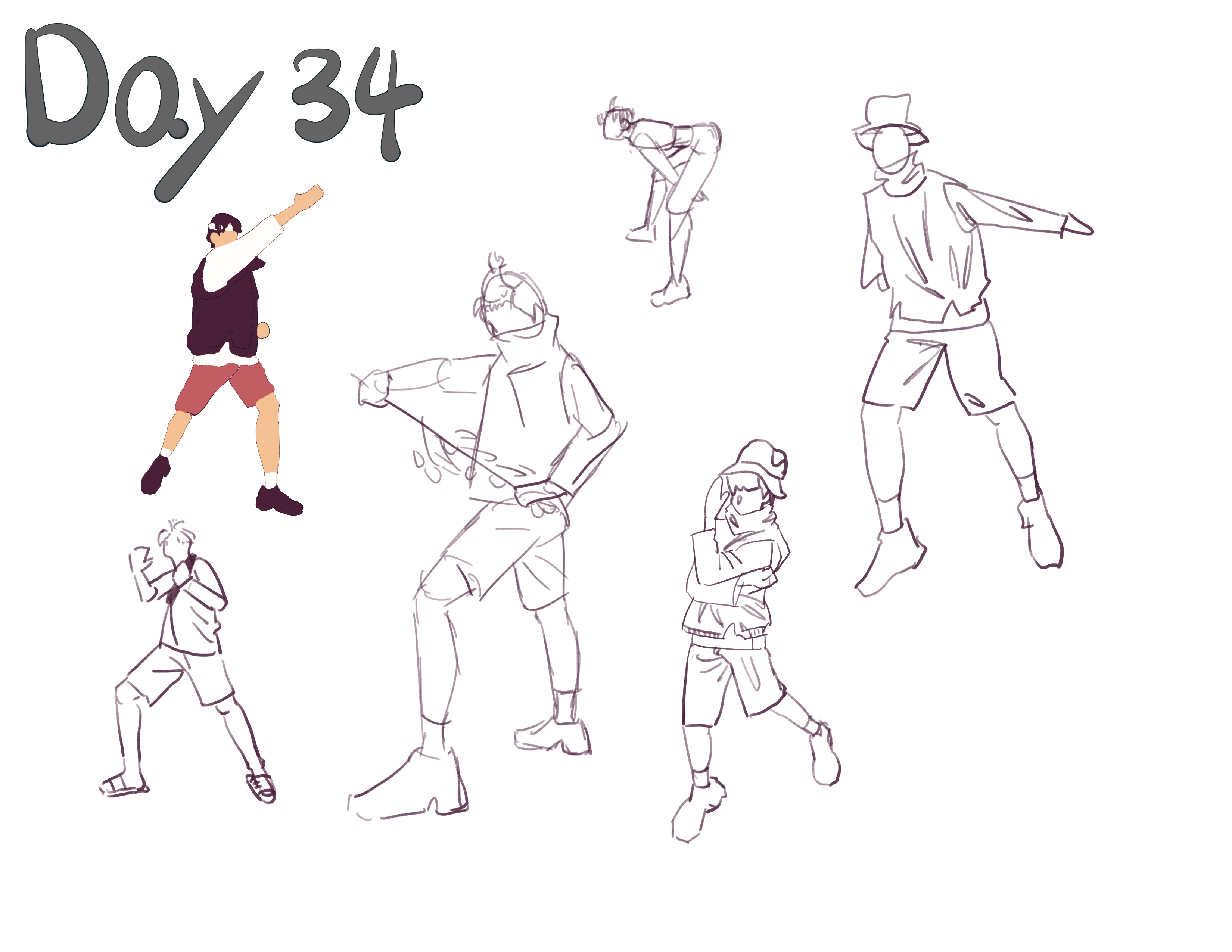 #速写60天挑战赛# Day34@速写班长 _林南安lin-站酷ZCOOL