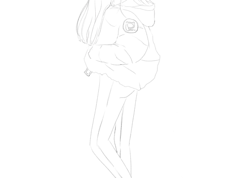 【365每日一画 ／D21】临摹线稿🎨明天上色_插画师杨志玲-站酷ZCOOL