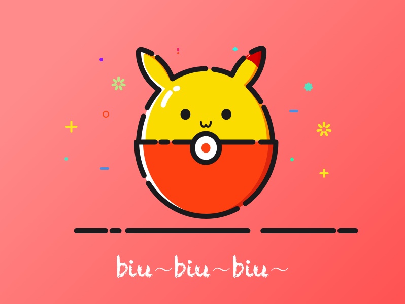 MBE风格插画_麦扣老爷-站酷ZCOOL