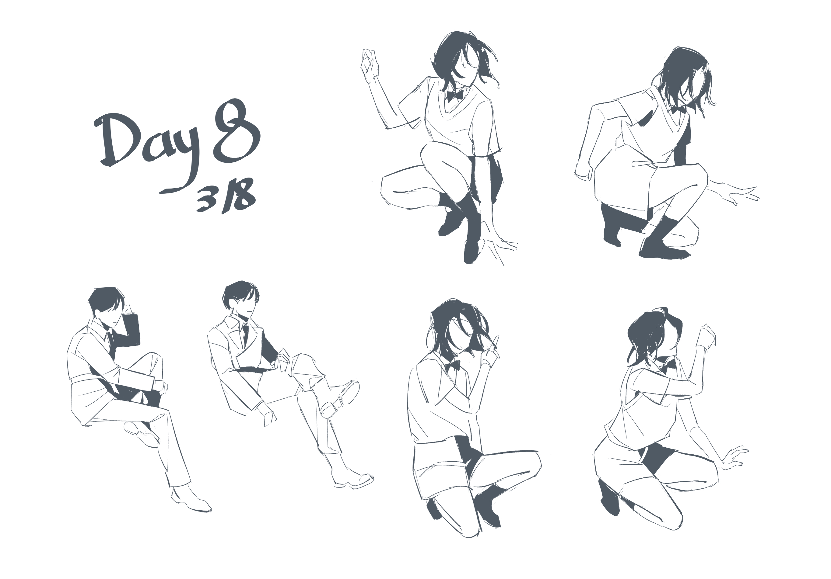 d8 #速写60天挑战赛_漠三莫-站酷ZCOOL