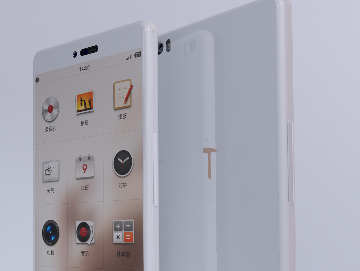 我眼中的锤子T3(今年的作品)_lixiangpeng1122-站酷ZCOOL